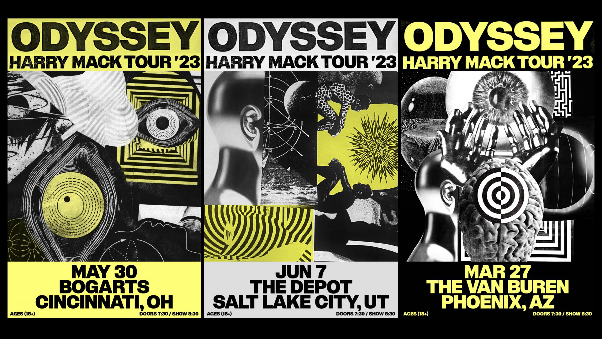 Harry Mack Odyssey Tour, Visual Identity : New Studio
