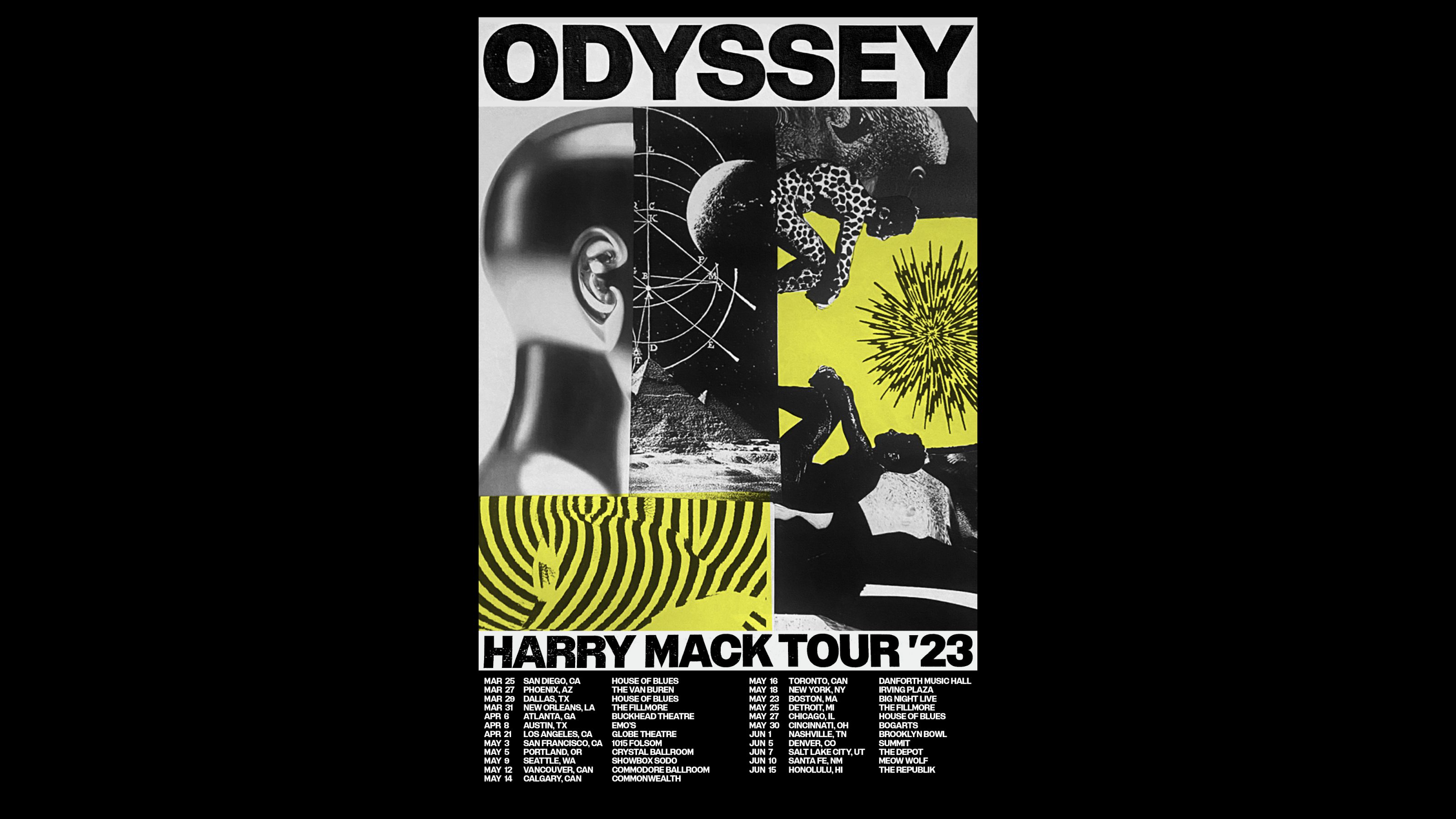 Harry Mack, Odyssey 2023, Tour Visuals : New Studio