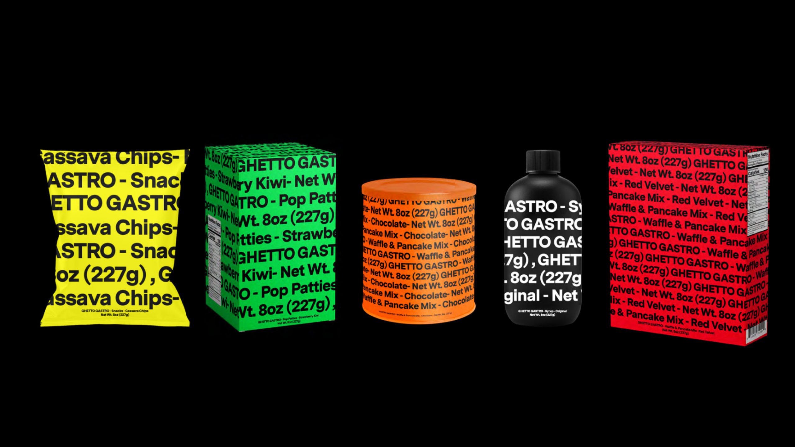 Ghetto Gastro Foods, Product Branding : New Studio