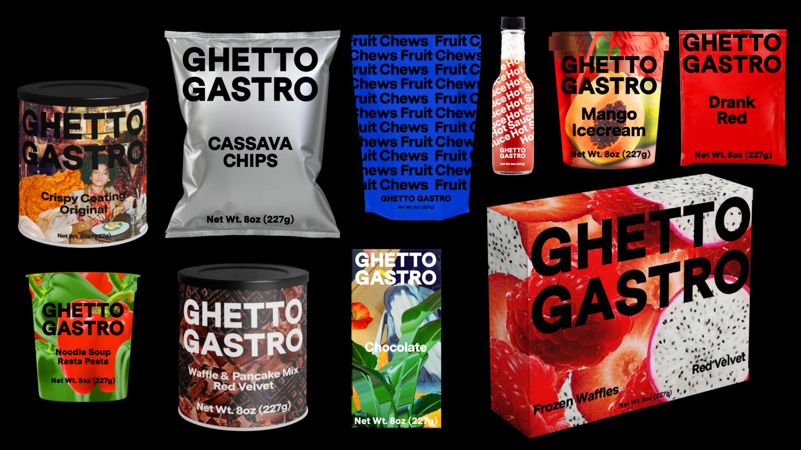 Ghetto Gastro Foods, Product Branding : New Studio